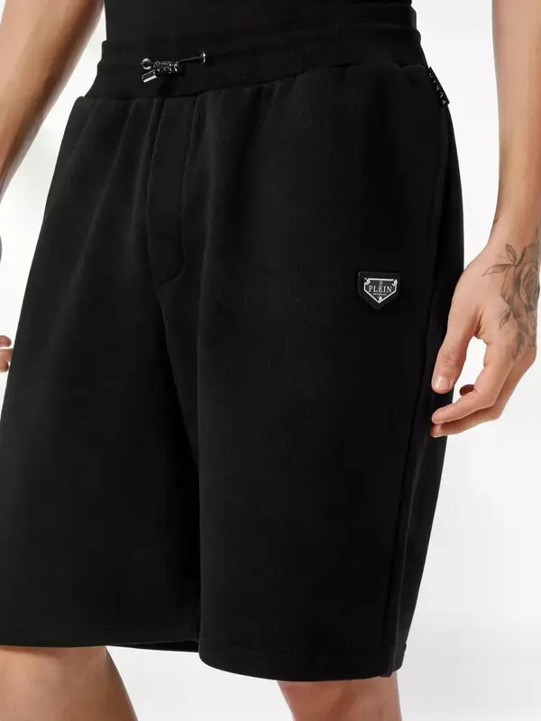 Philipp Plein Cotton Track Shorts