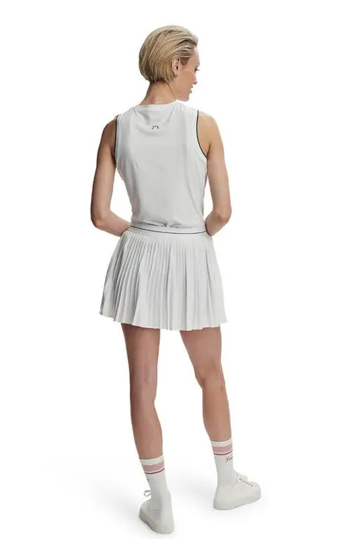 Varley Clemency Pleated Skort - White