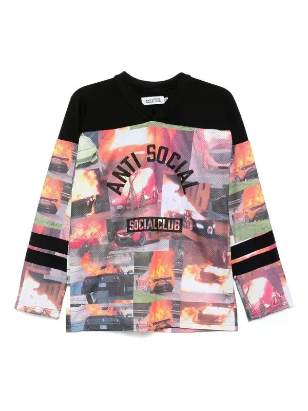 ANTI SOCIAL SOCIAL CLUB Burnout Hockey Jersey