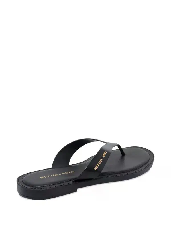Michael Kors Leather Thong Sandals