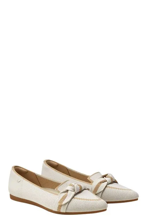 Vivaia Pointed-toe Bow Loafers - Ivory Nude
