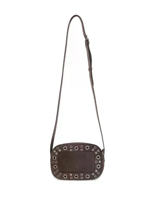 Valentino Garavani Stud Embellished Shoulder Bag - Brown