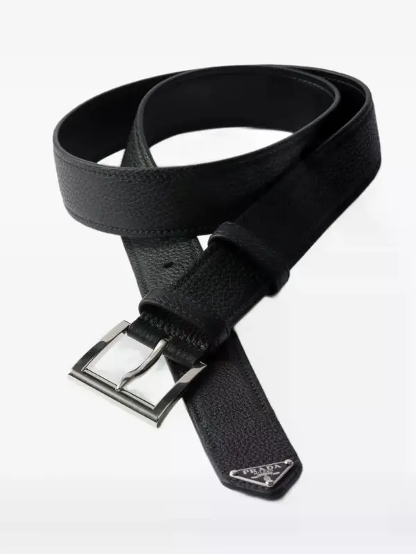 Prada Textured Leather Belt