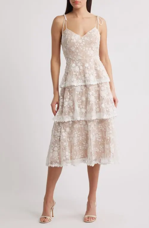 chinese dress ladies Lucy Paris White Faith Cut Out Dress
