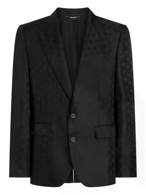 Dolce & Gabbana Logo-jacquard Blazer