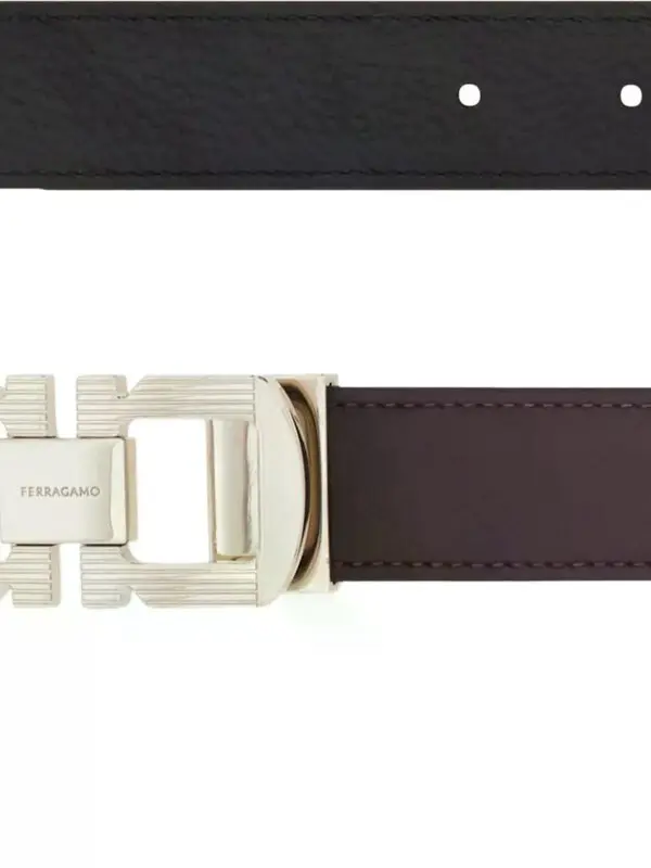 FERRAGAMO Reversible Gancini Belt