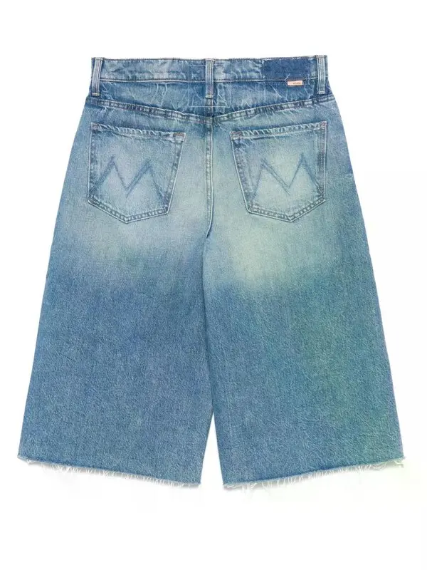 MOTHER Cotton Denim Shorts