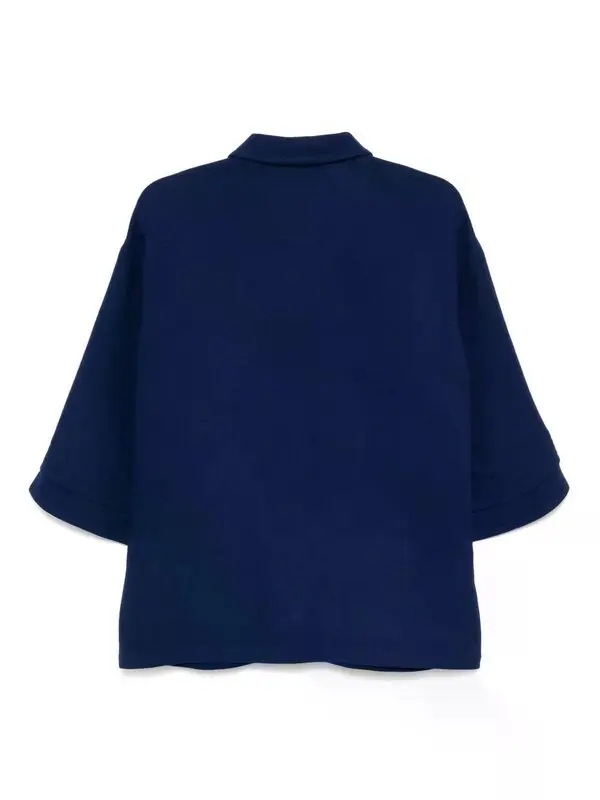 Elie Saab Wool Crepe Blouse