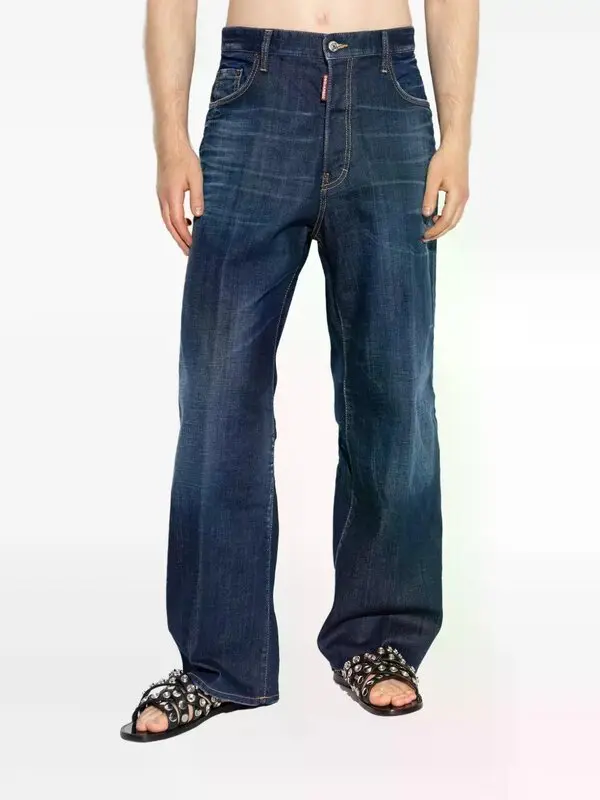 Dsquared2 Wide-leg Jeans - Blue