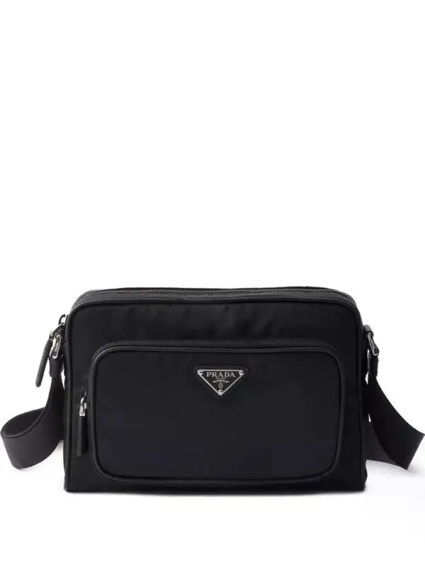 Prada Re-nylon Messenger Bag - Black
