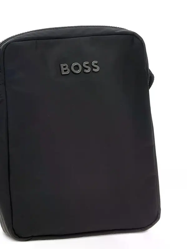 BOSS Messenger Bag With Logo Appliqu
