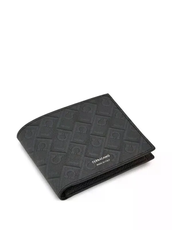FERRAGAMO Monogram Wallet - Black