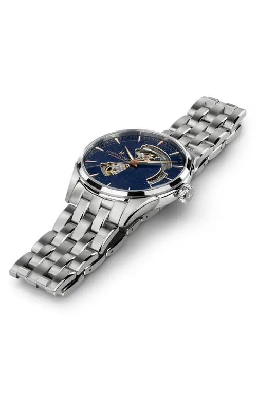 Hamilton Jazzmaster Open Heart Automatic Bracelet Watch - Blue