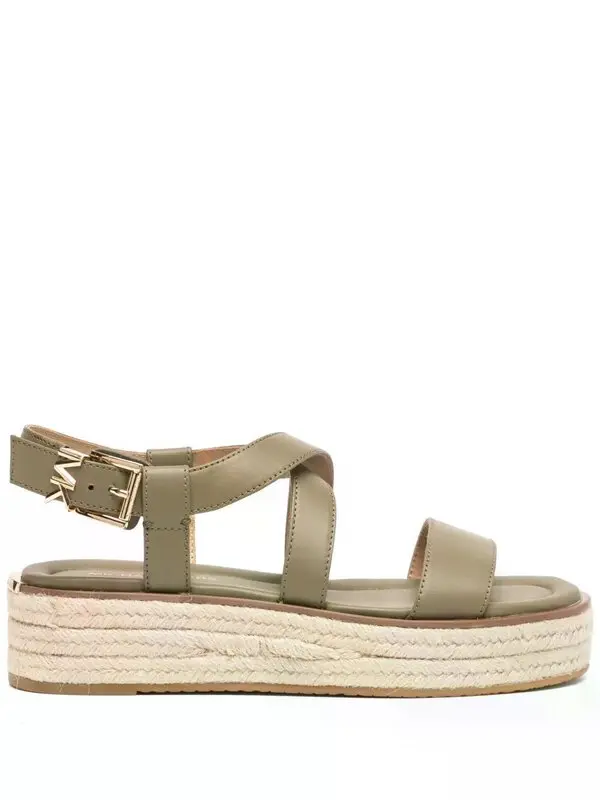 Michael Kors 50mm Lynn Espadrille Sandals - Green