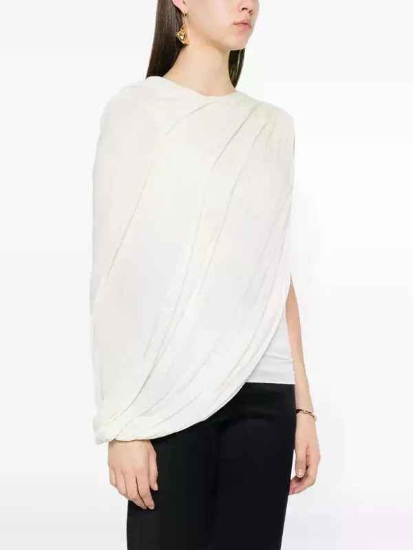 MANURI Lillies Blouse - White