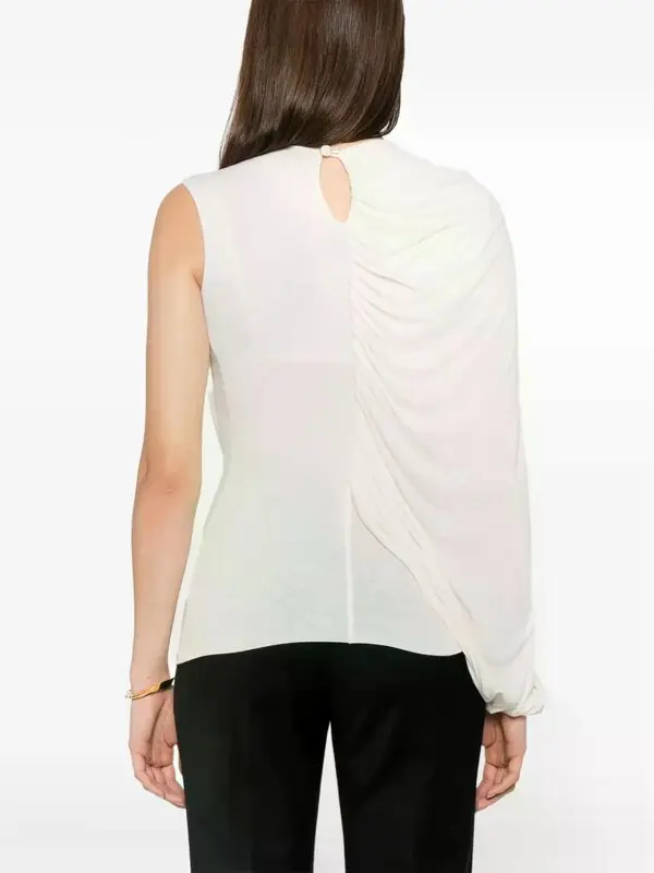 MANURI Lillies Blouse - White