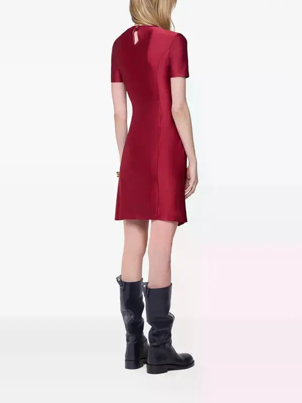 Rabanne Ruched Short-sleeve Dress