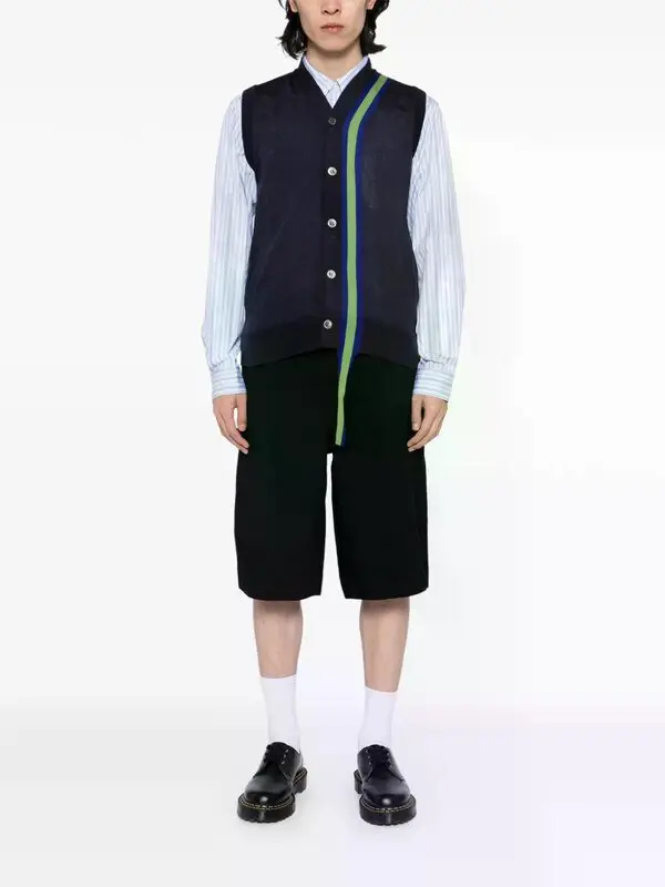 Comme Des Garçons Sleeveless Cardigan