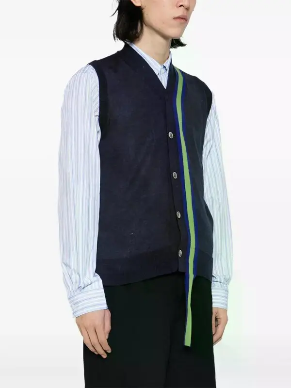 Comme Des Garçons Sleeveless Cardigan