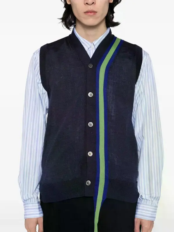 Comme Des Garçons Sleeveless Cardigan