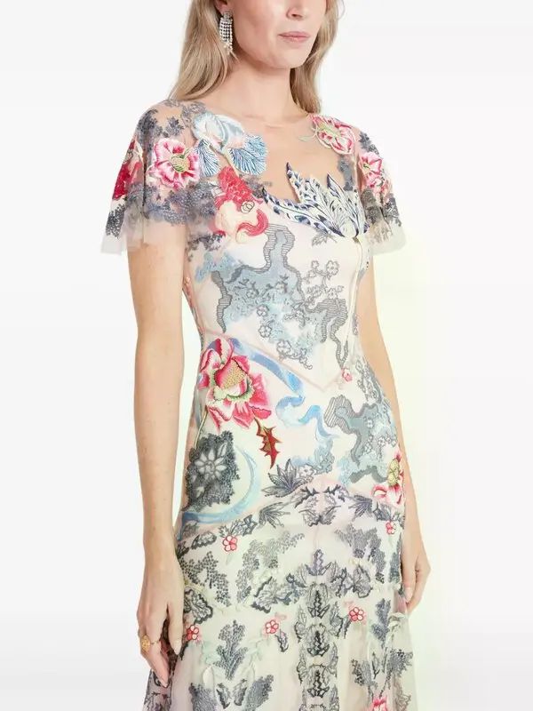 TEMPERLEY LONDON Bilbao Gown - Pink