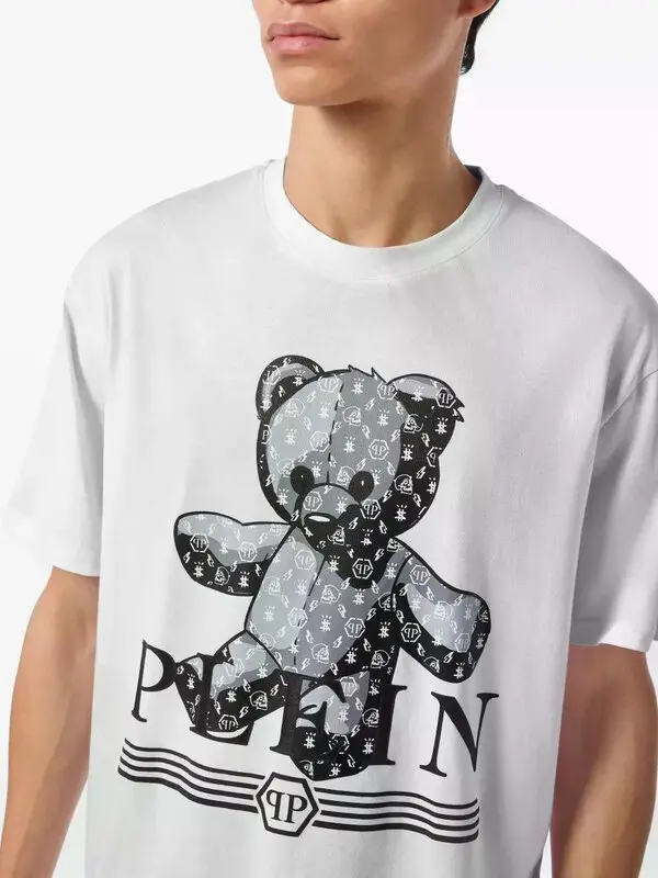 Philipp Plein Teddy Monogram T-shirt - White