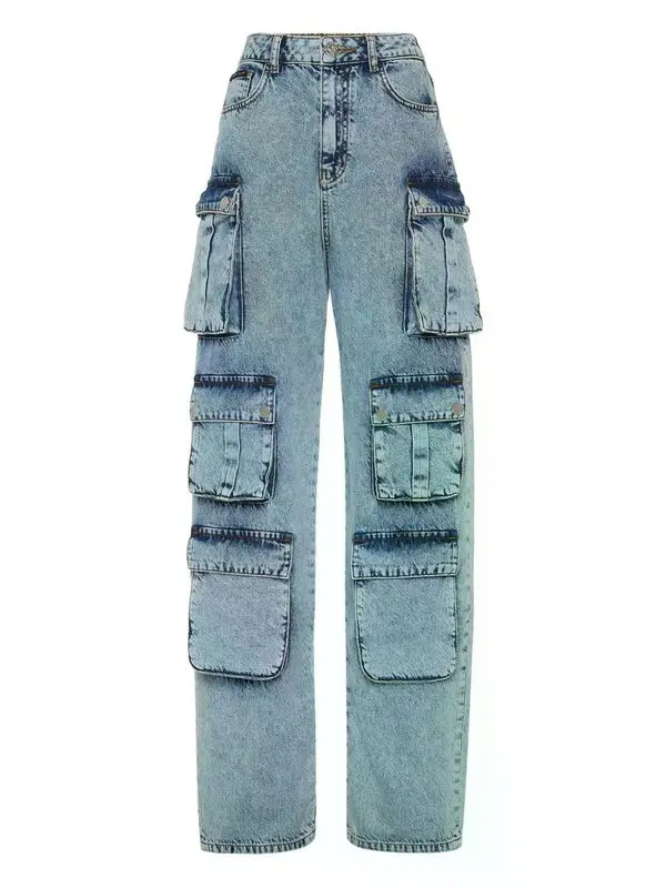 Philipp Plein Wide-leg Cargo Jeans