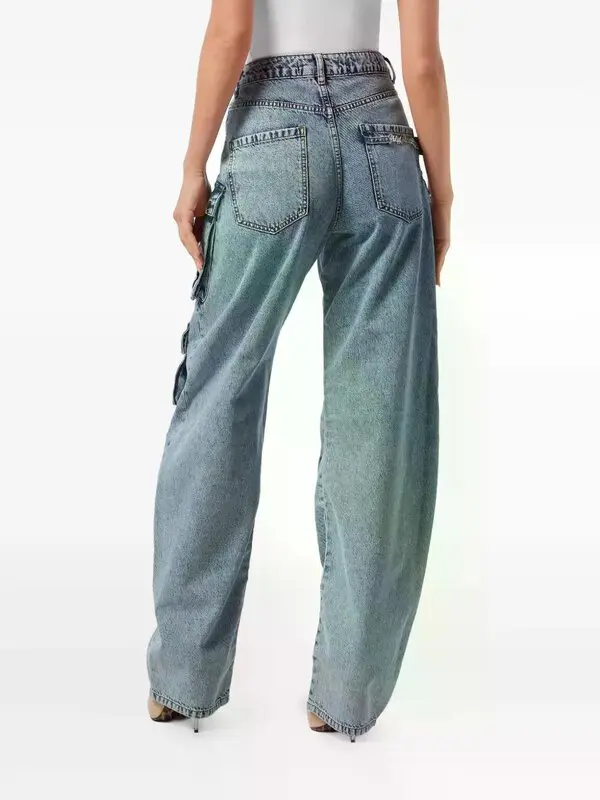 Philipp Plein Wide-leg Cargo Jeans