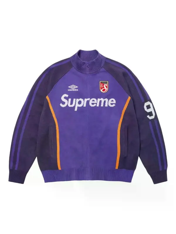 Supreme X Umbro® Zip-Up Sweatshirt - Purple | Editorialist
