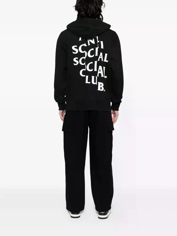 Anti Social Social Club Sliced Mind Games Hoodie Black