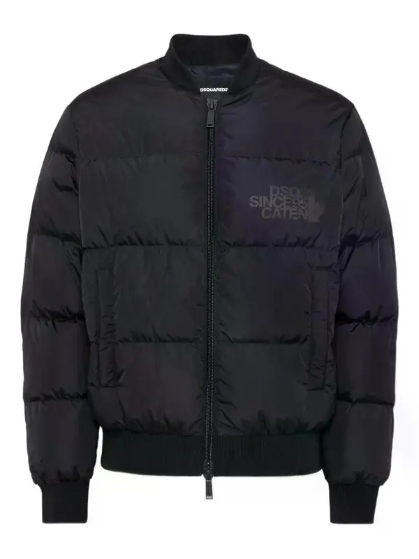 Dsquared2 Logo-print Padded Jacket - Black