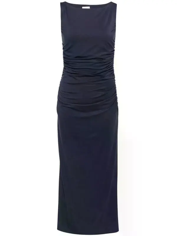 REFORMATION Benson Knit Dress - Blue