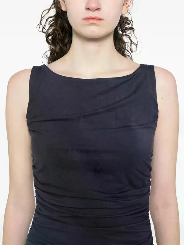 REFORMATION Benson Knit Dress - Blue