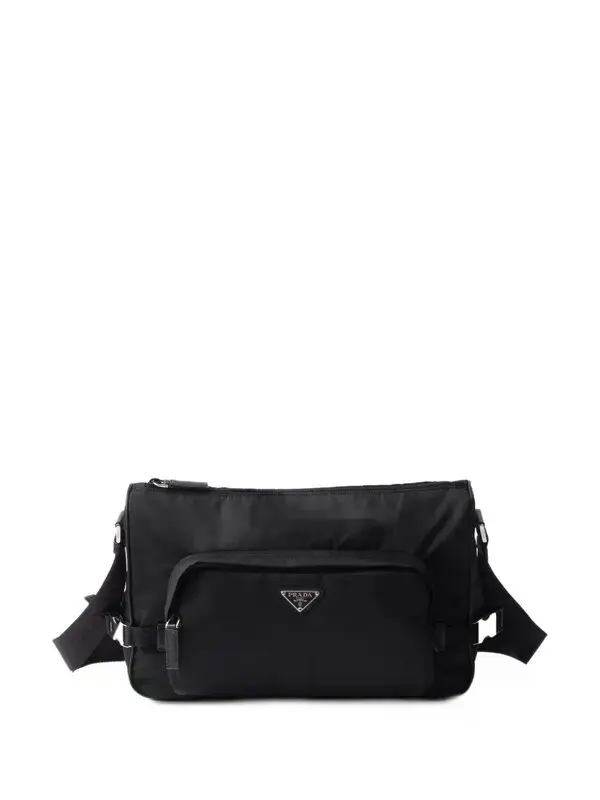Prada Re-nylon Messenger Bag - Black
