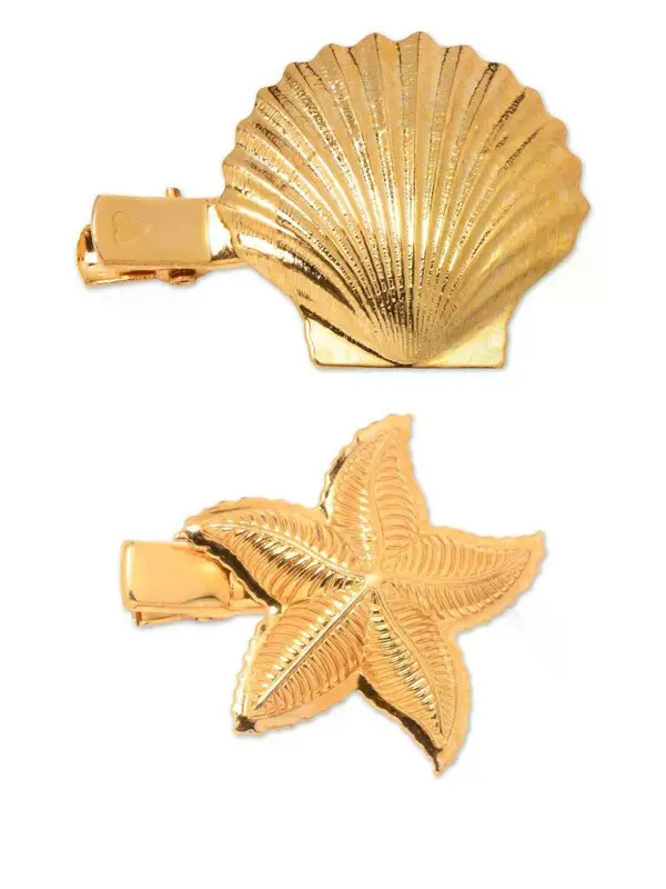 JENNIFER BEHR Oceane Barrette Set - Gold