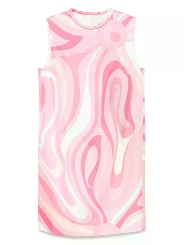 Emilio Pucci Iride-print Mini Dress - Pink