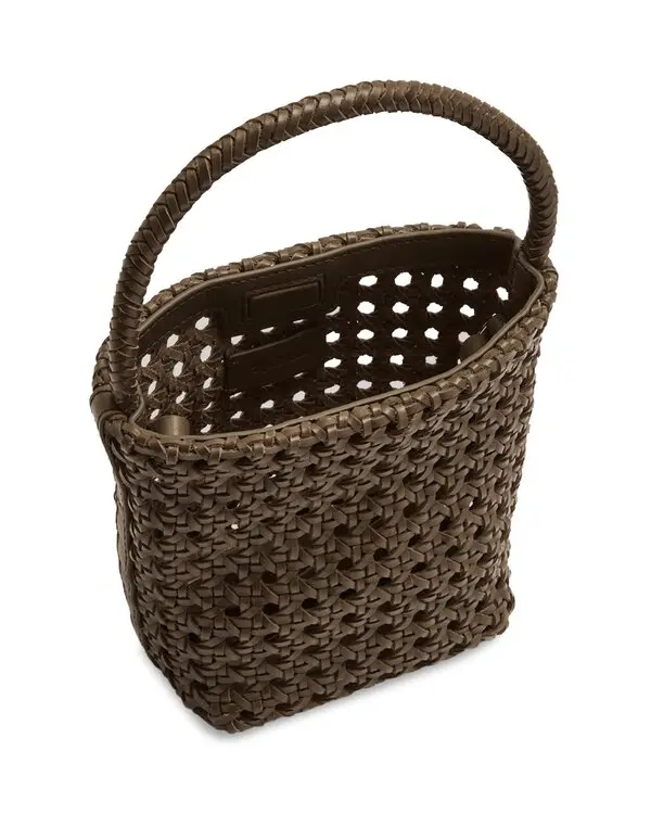 Madewell Handwoven Caned Leather Mini Bag