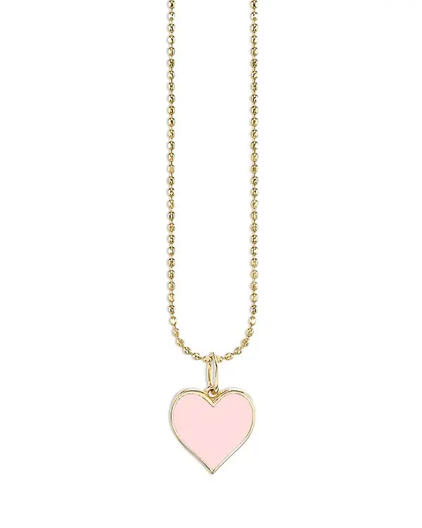 SYDNEY EVAN 14k Yellow Heart Pendant Necklace - Gold