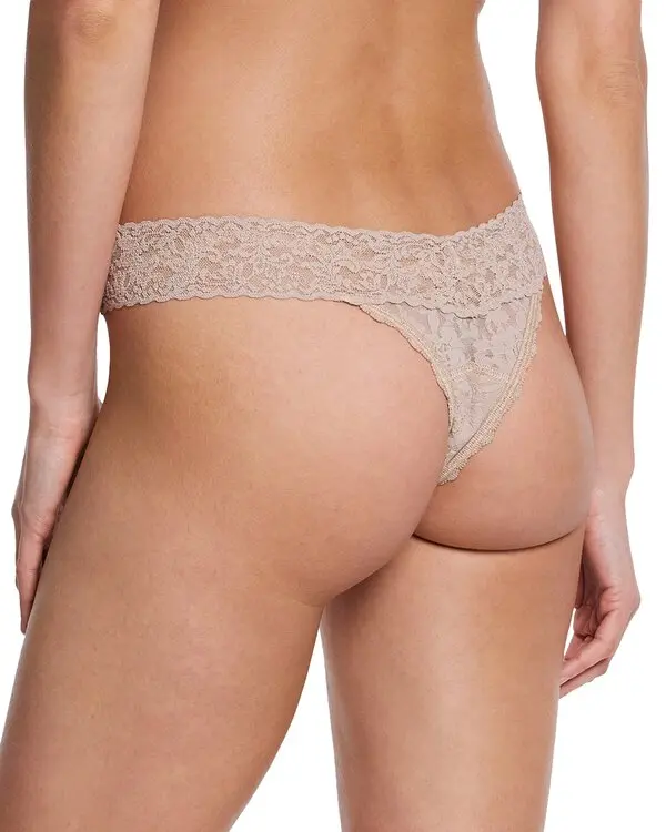 Hanky Panky Signature Lace Leakproof Original Rise Thong - Chai