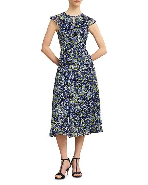 HOBBS LONDON Floral Print Dress