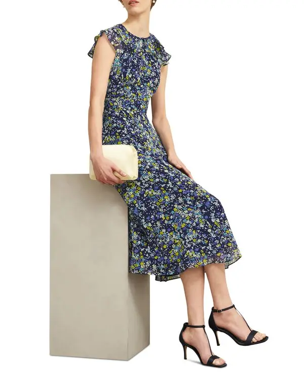 HOBBS LONDON Floral Print Dress