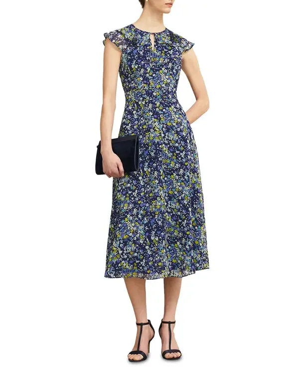 HOBBS LONDON Floral Print Dress
