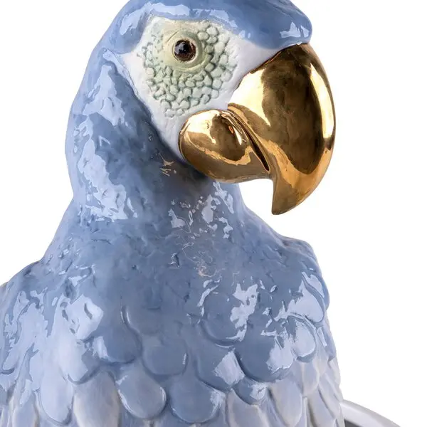 LLADRO Macaw Bird Vase - Multi