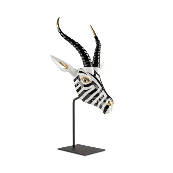 LLADRO Antelope Mask Sculpture