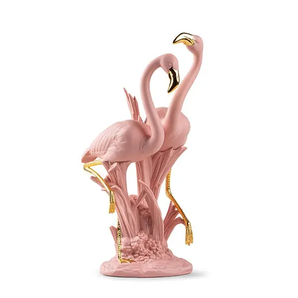 LLADRO The Flamingos, Pink
