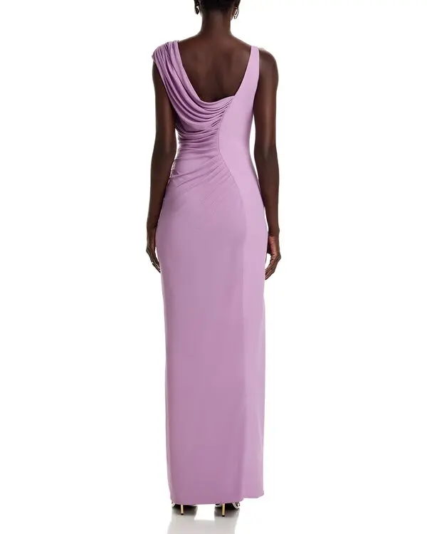 Versace Stretch Crepe Jersey Gown - Dusty Lavendar