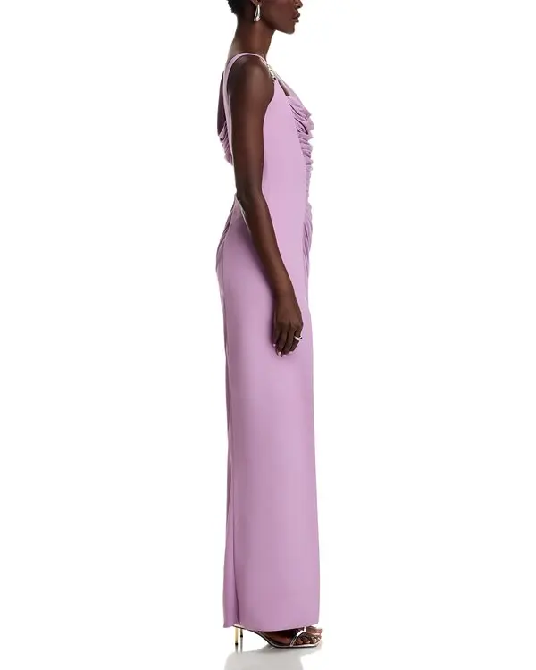 Versace Stretch Crepe Jersey Gown - Dusty Lavendar