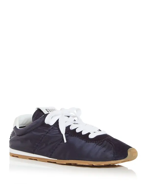 Miu Miu Low Top Sneakers - Bleu