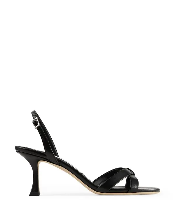 JIMMY CHOO Elsy 70 High Heel Sandals - Black