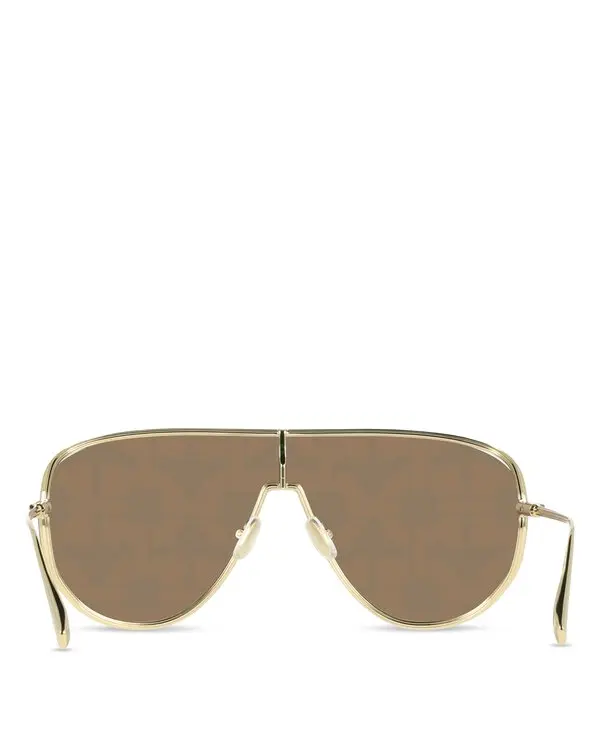 FERRAGAMO Gancini Lens Shield Sunglasses, 63mm